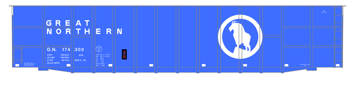 Great Northern Woodchip Gondola White - Decal - Choose Scale – K4 ...