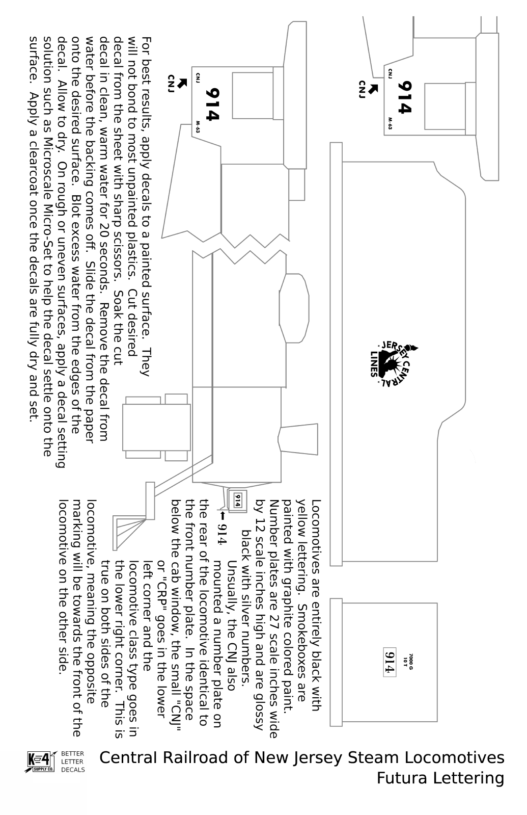 Central Of New Jersey Steam Locomotive Dulux Yellow Liberty Herald - D ...