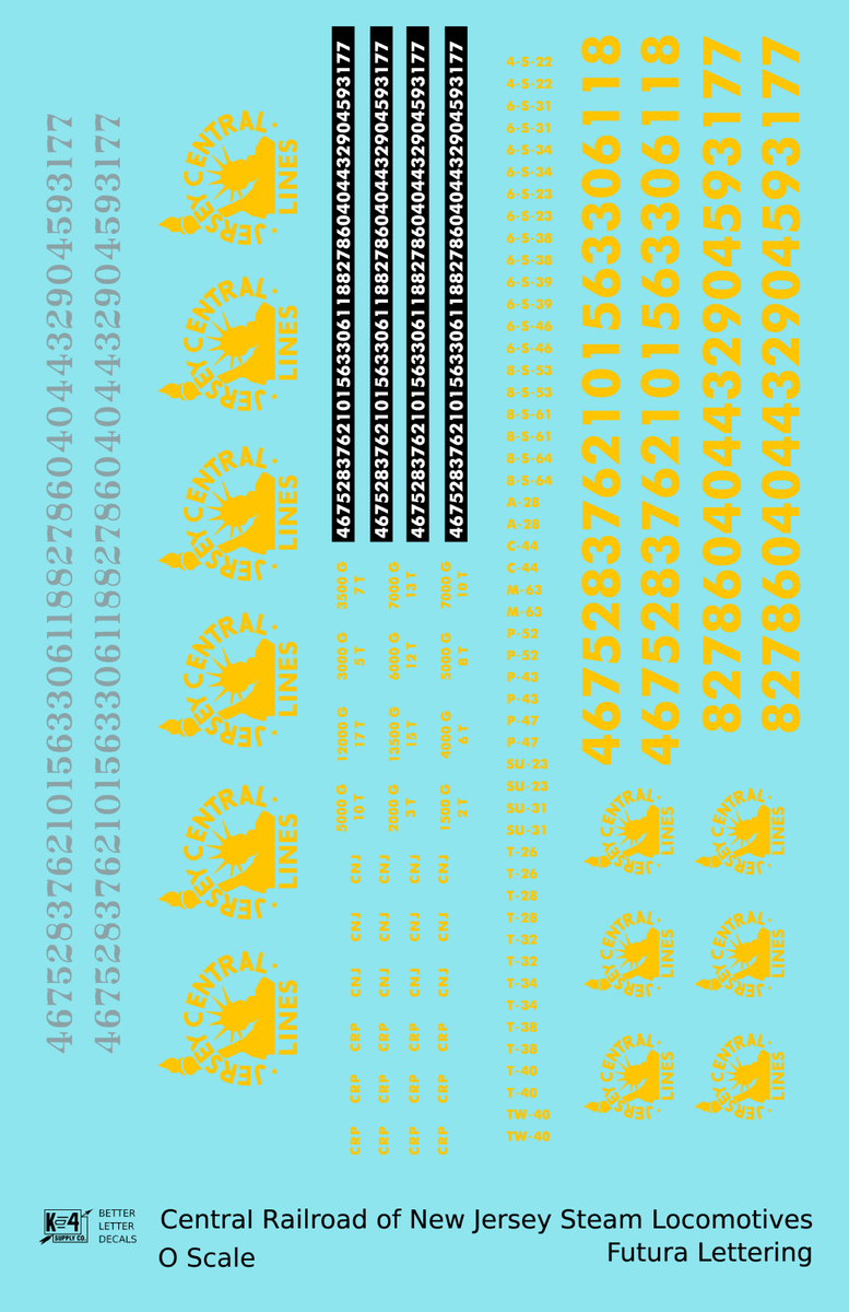 Central Of New Jersey Steam Locomotive Dulux Yellow Liberty Herald - D ...